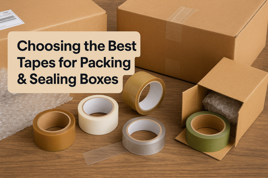 Choosing the Best Tapes for Packing & Sealing Boxes